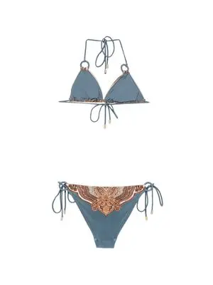 Zimmermann Mahon Triangle Bikini Set - Multicolor