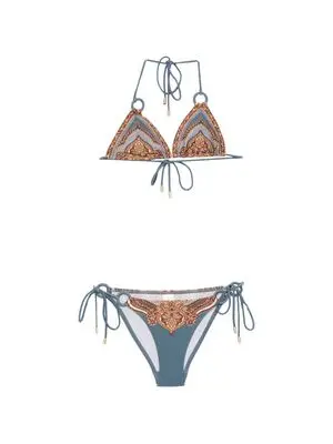 Zimmermann Mahon Triangle Bikini Set - Multicolor