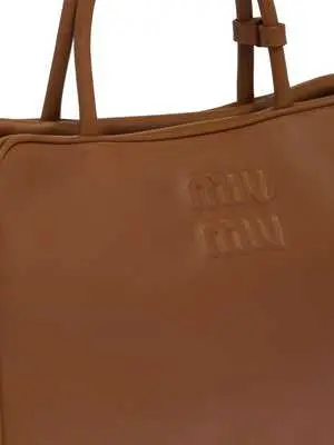 Miu Miu Beau Large Leather Handbag