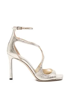 JIMMY CHOO Azia Leather Heeled Sandals - Multicolor