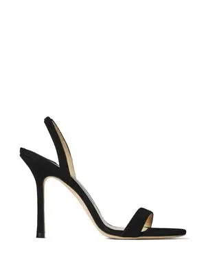 JIMMY CHOO Jimmy Choo Jenn Suede Leather Sandals Multicolor