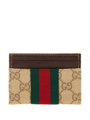 Gucci Web Detail Card Case - Multicolor