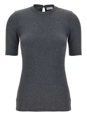 Brunello Cucinelli Cotton Crewneck Sweater - Multicolor