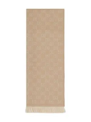 Gucci Gg Wool Scarf - Multicolor