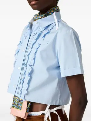 Miu Miu Cotton Shirt - Multicolor