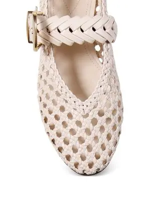 Zimmermann Alchemy Leather Ballerina Flats - Multicolor