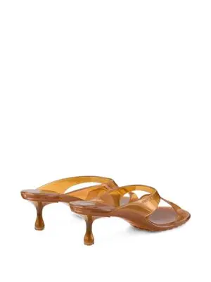 JIMMY CHOO Jelly Drop Kitten Heel Sandals - Multicolor