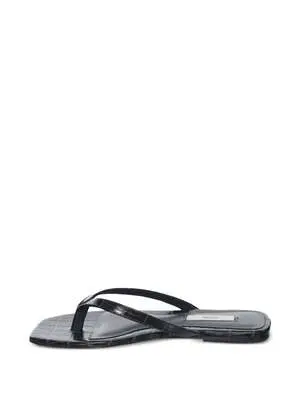 TOTEME Leather Flat Thong Sandals - Multicolor
