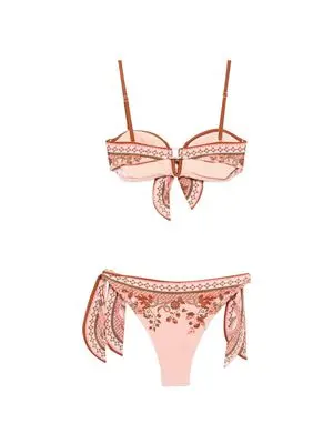 Zimmermann Aster Paisley Print Bikini - Multicolor