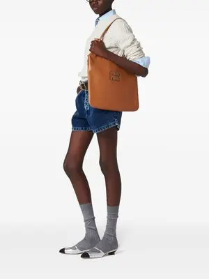 Miu Miu Ivy Leather Shoulder Bag - Multicolor