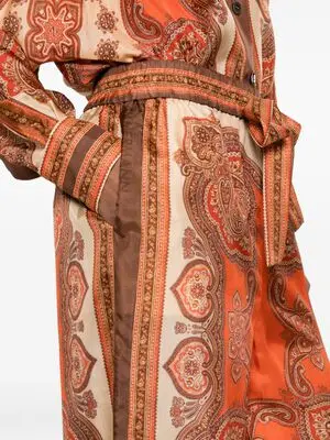 Zimmermann Mahon Printed Silk Trousers