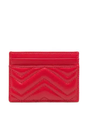 Gucci Gg Marmont Leather Card Case - Multicolor