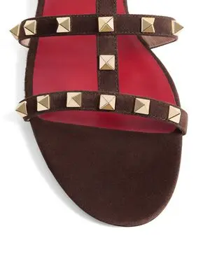 Valentino Garavani Rockstud Leather Sandals - Multicolor