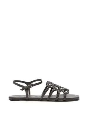 Loewe Anagram Leather Sandals - Multicolor