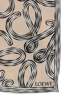 Loewe Printed Silk Scarf