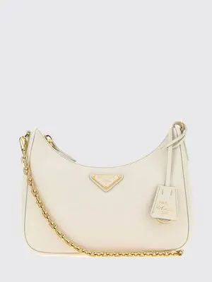 Prada Leather Shoulder Bag - White