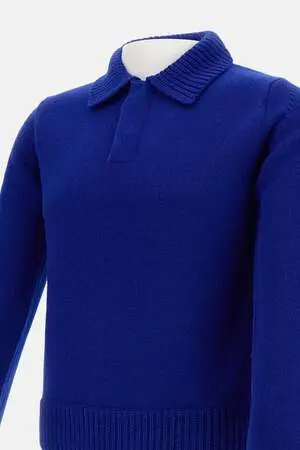 Sacai Wool Pullover With Point Collar