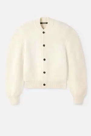 Jacquemus Le Cardigan Pallone Oversized Virgin Wool & Cashmere Knit