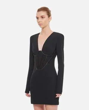 Versace Bodycon Corset Mini Dress