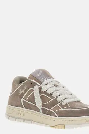 Axel Arigato Low-top Nubuck Sneakers With Embroidered Logo - Multicolor