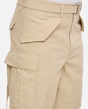 Sacai Cotton Twill Cargo Shorts - Multicolor
