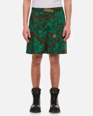 Sacai Button Detailed Shorts For Men