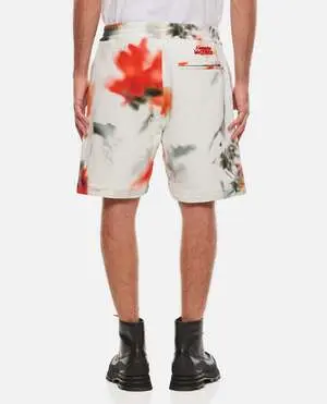 Alexander McQueen Printed Cotton Shorts