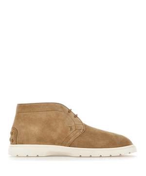 TOD'S Suede Lace-up Ankle Boots - Multicolor