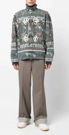 Sacai X Eric Haze Graphic Denim Blouson Jacket