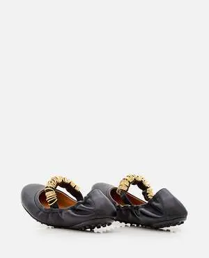 TOD'S Dee Band Ballerinas With Metal Rings - Multicolor