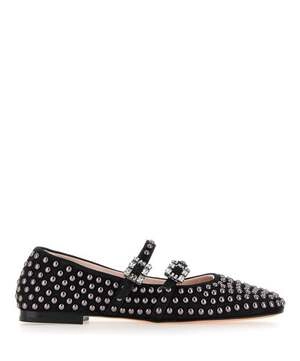 ROGER VIVIER Embellished Ballet Flats With Buckles - Multicolor