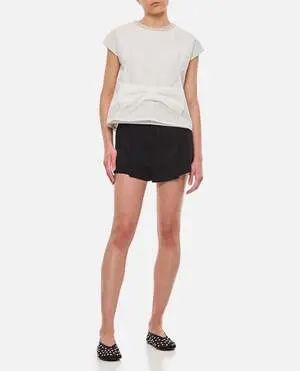 Junya Watanabe Pearl Embellished Bow Detail Blouse