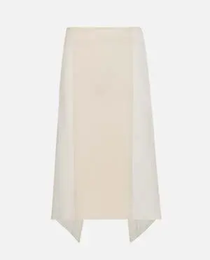 JW Anderson Layered Midi Skirt - Multicolor