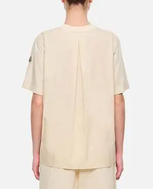 Moncler Crewneck T-shirt With Logo Patch