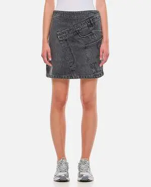 JW Anderson Twisted Denim Skirt