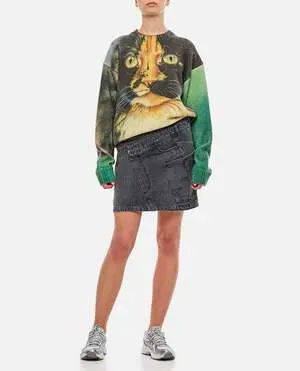 JW Anderson Twisted Denim Skirt