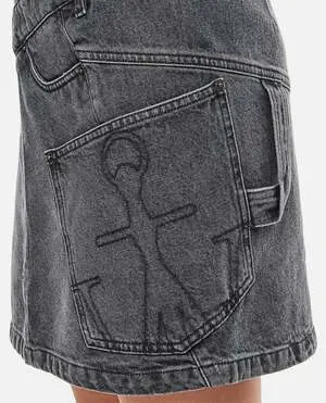 JW Anderson Twisted Denim Skirt