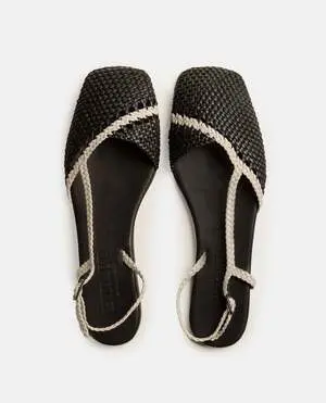 Hereu Rondaia Slingback Flat Shoes - Multicolor