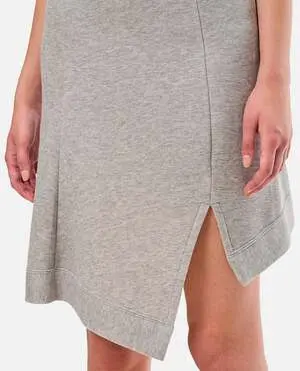 Sacai Asymmetrical Knee-length Sweat Skirt