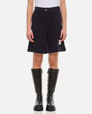 Thom Browne High Waisted Shorts With Logo Detail - Multicolor
