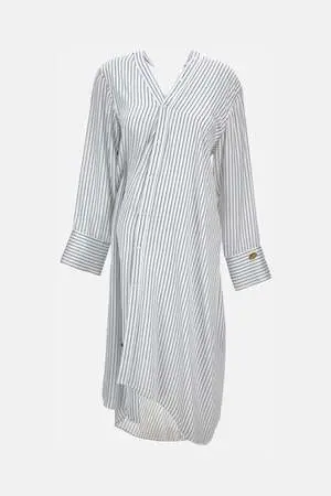 Acne Studios Striped Asymmetrical Dress