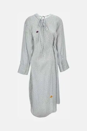 Acne Studios Striped Asymmetrical Dress