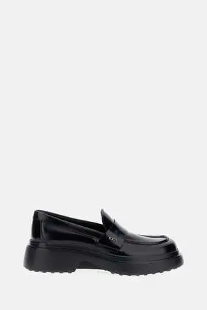 TOD'S Black Leather Loafer - Multicolor