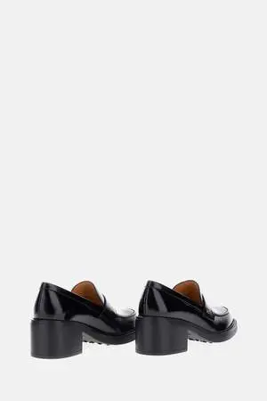 TOD'S Black Leather Loafer - Multicolor