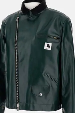 Sacai X Carhartt Wip Leather Jacket