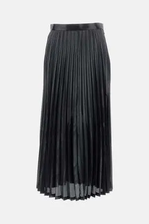 Junya Watanabe JUNYA WATANABE Pleated Midi Skirt Multicolor