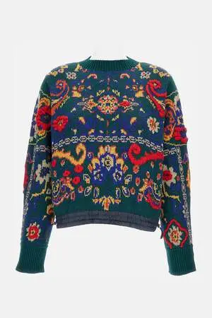 Sacai Floral Sweaters For Women