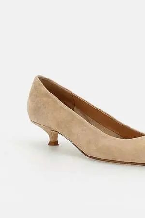 AeydĒ Cari Suede Kitten Heel Pumps