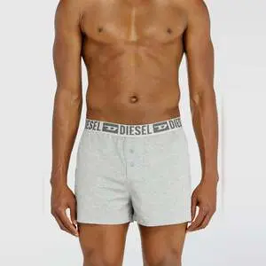 DIESEL® Two-pack Boxer Shorts In Stretch Cotton - Grey