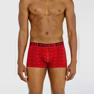 DIESEL® Set Of Three Stretch Cotton Trunks With All-over Print - Multicolor